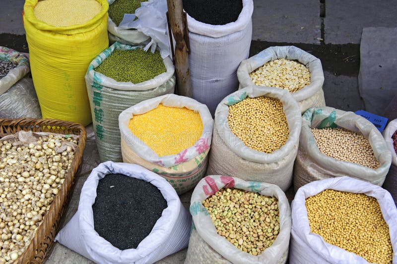 Beans market stock image. Image of health, black, colorful - 21884625