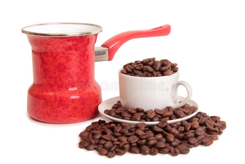 Beans and metal pot stock photo. Image of handmade, beans - 72887154