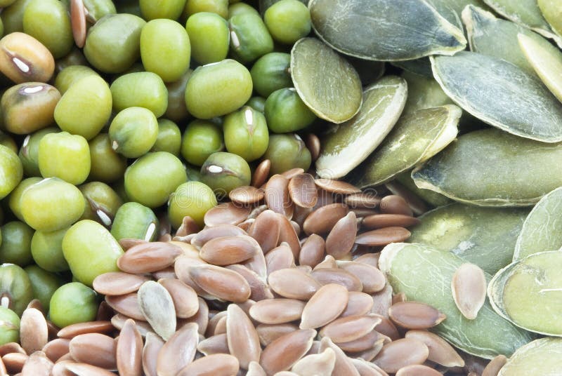 Beans and Seeds stock image. Image of orientation, healthy - 25814667