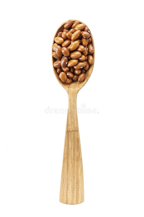 Dry beans in a spoon stock photo. Image of grain, diet - 144700220
