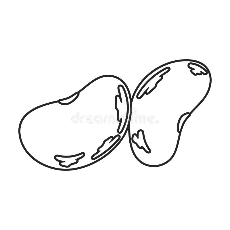 String Beans Outline Stock Illustrations – 74 String Beans Outline ...