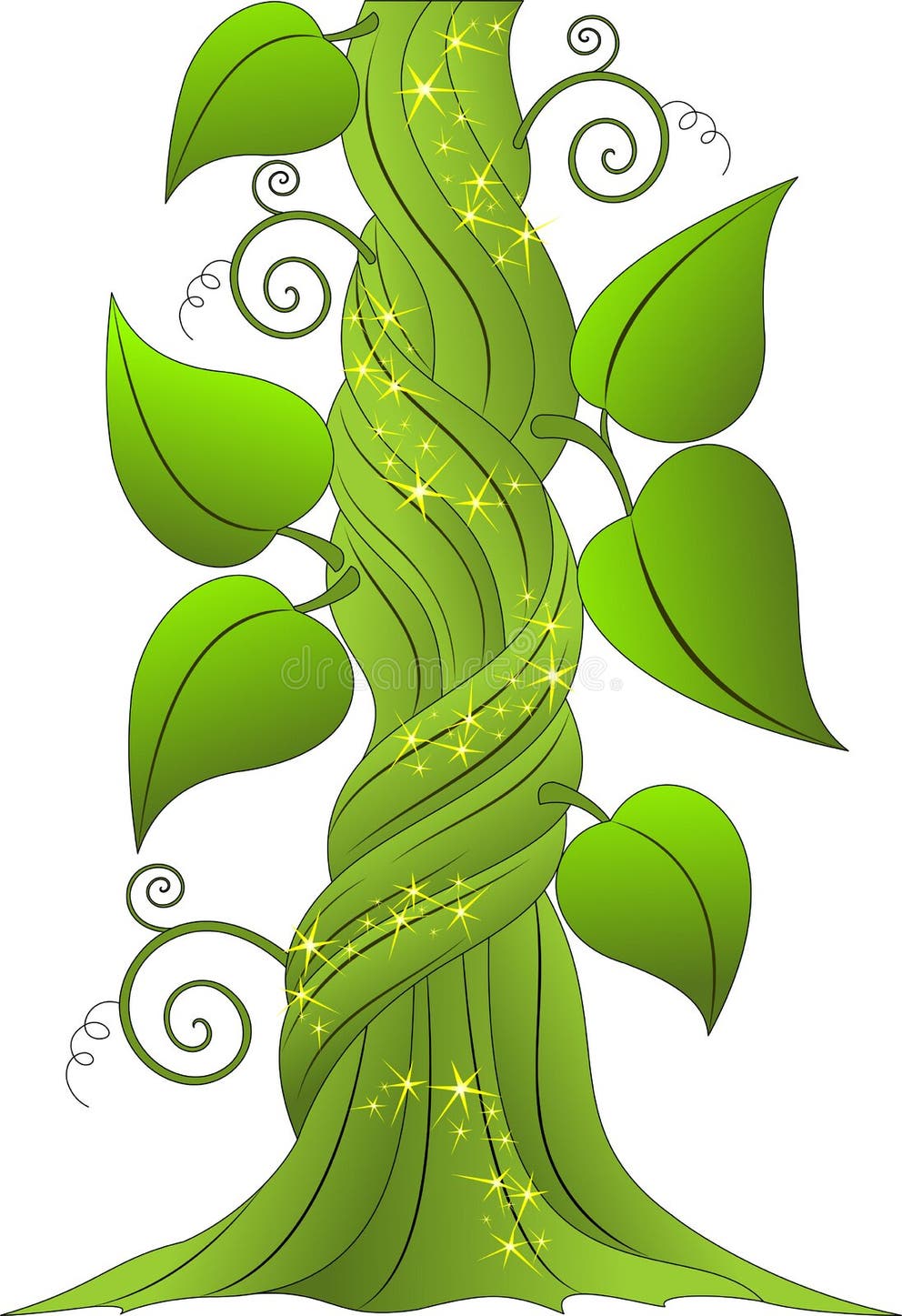 Huge Beanstalk Stock Illustrations – 16 Huge Beanstalk Stock ...