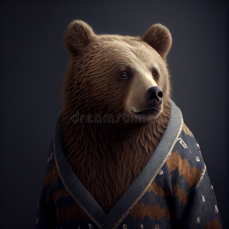 Bear Avatar for Web Account or Games Online Stock Illustration ...