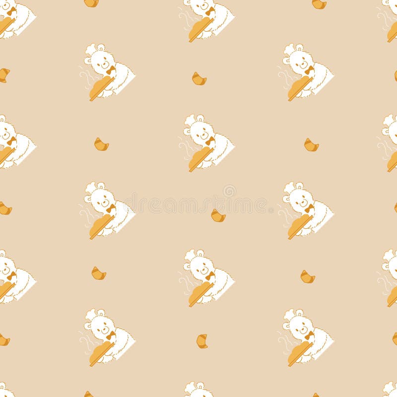 Bear Baker Animals and Professions ABC. Alphabet B Stock Illustration ...