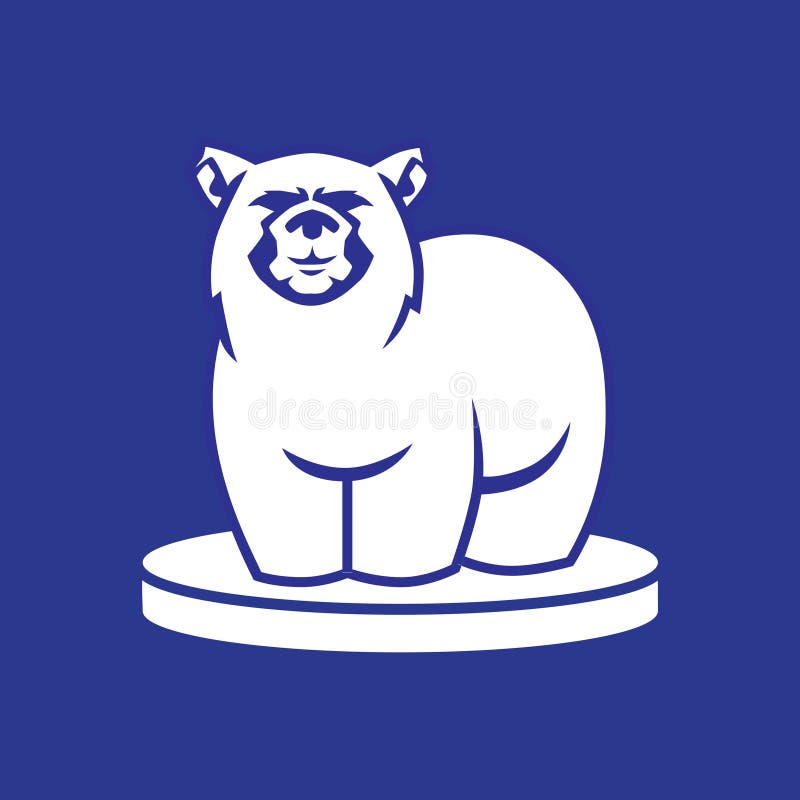 Bear Brand Logo Mascot Design. Smile Bear Logo Design Stock Vector ...