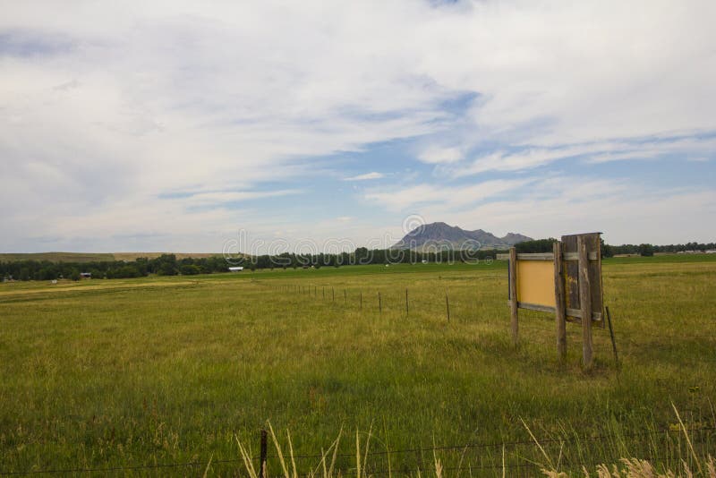 Bear Butte State Park in Summer, South Dakota Stock Photo - Image of ...