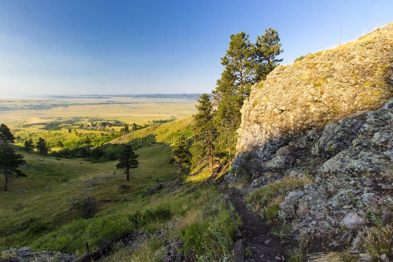 Bear Butte State Park in Summer, South Dakota Stock Photo - Image of ...