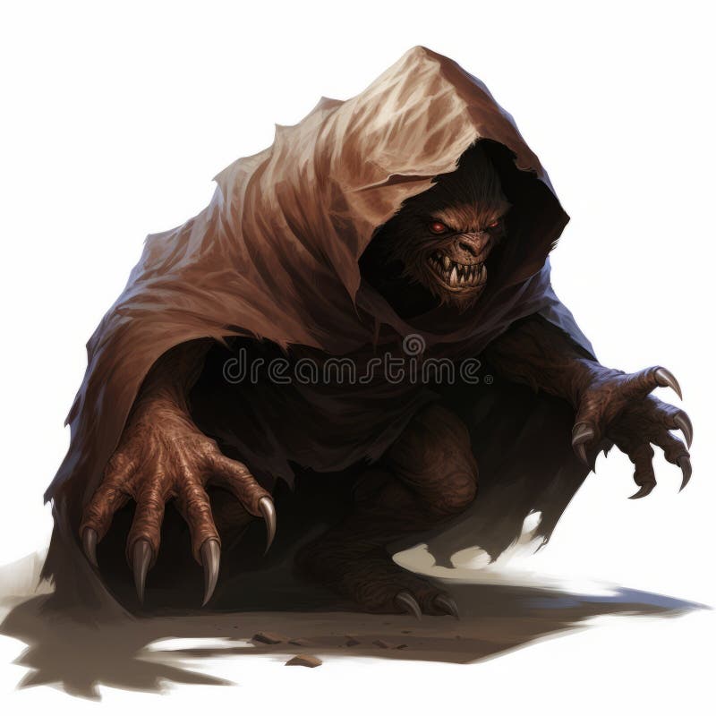 Dark Cloaked Troll: a Spectral Encounter in an Epic D&d Digital ...