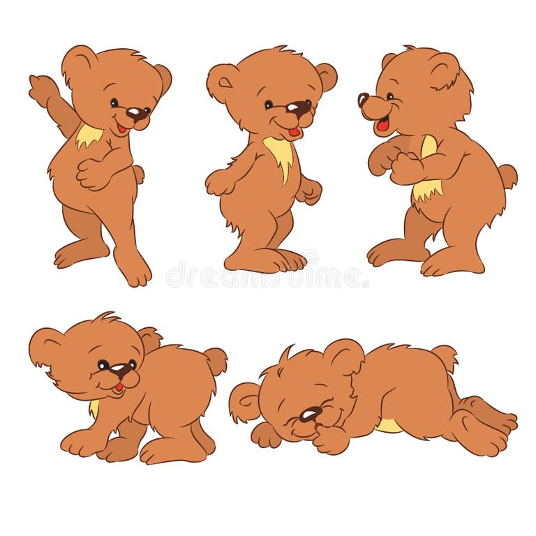 Bear Cubs Cartoon Stock Illustrations – 814 Bear Cubs Cartoon Stock ...