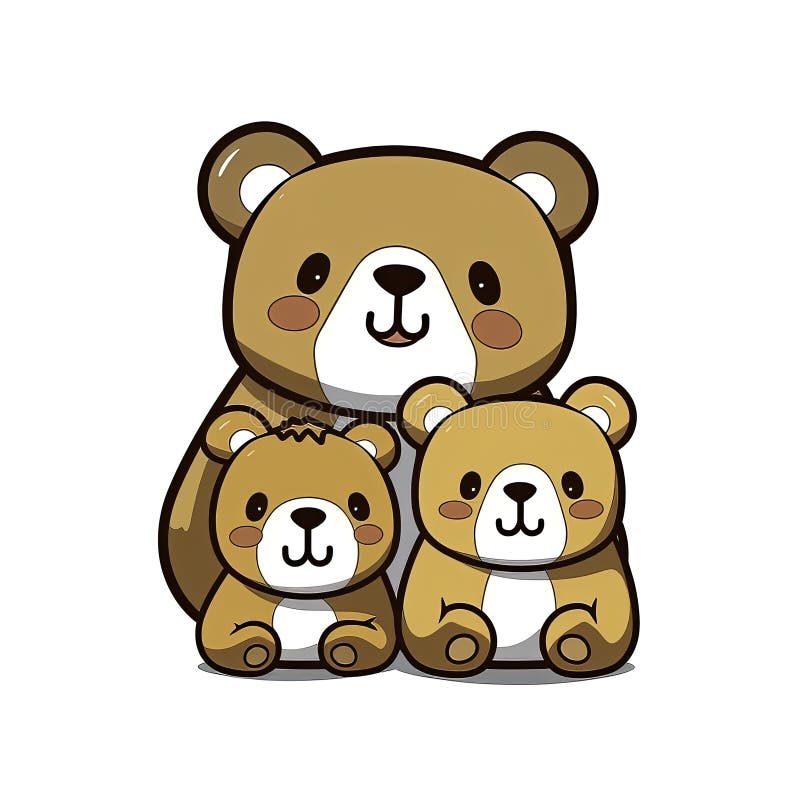 Bear Cubs Cartoon Stock Illustrations – 561 Bear Cubs Cartoon Stock ...