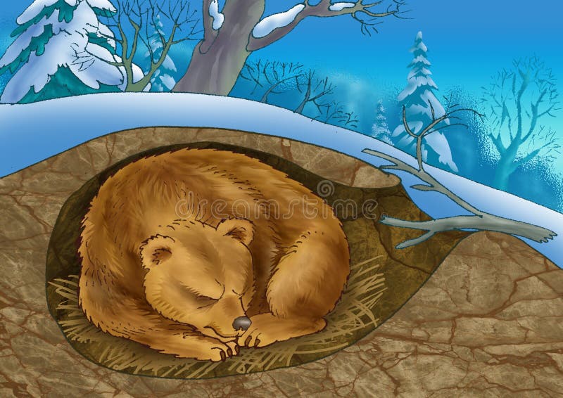 Bear Den Clipart
