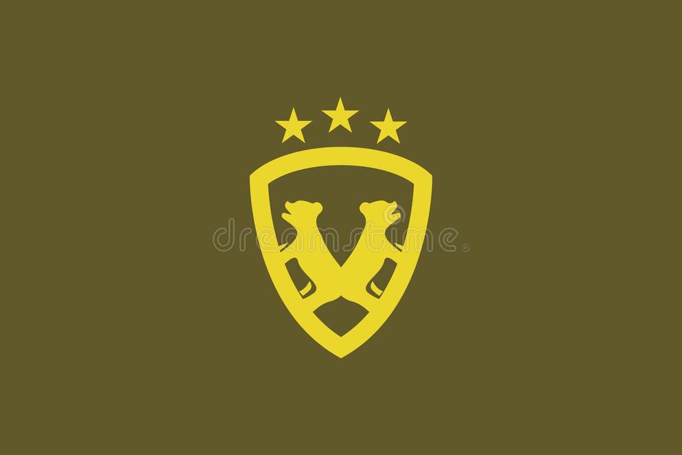 Bear emblem logo stock vector. Illustration of bear - 283586170