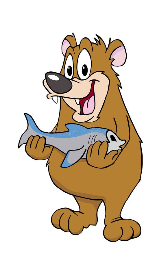 Bear Eating Fish Stock Illustrations – 191 Bear Eating Fish Stock ...