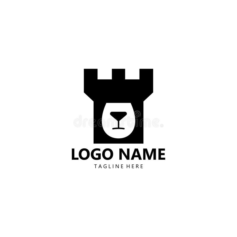 Bear Fort Logo Design Vector Stock Illustration - Illustration of bear ...