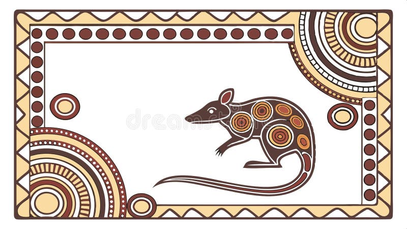 Bear and Frame Design, Wildlife Art Border Vector Design Generative AI ...