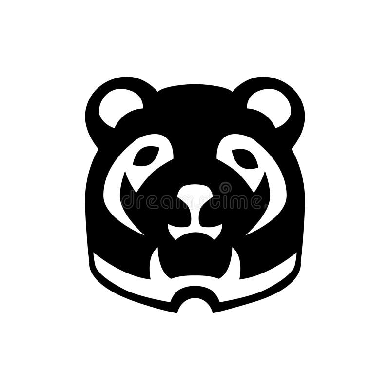 Bear Head Logo Vector Design Template Basic RGB Stock Vector ...