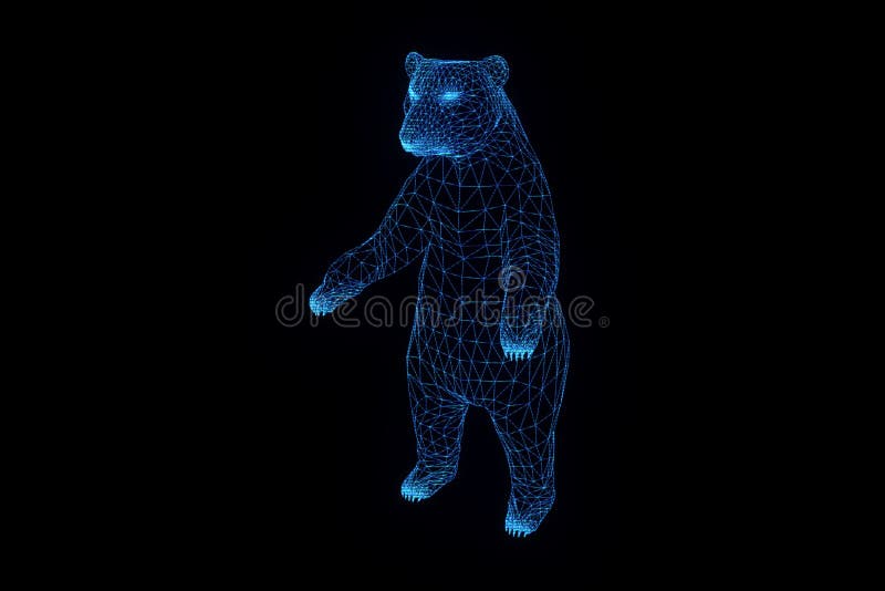 Bear Wireframe Stock Illustrations – 324 Bear Wireframe Stock ...
