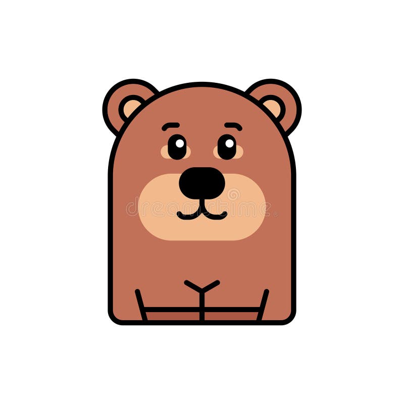 Bear icon stock vector. Illustration of arctic, power - 247443431