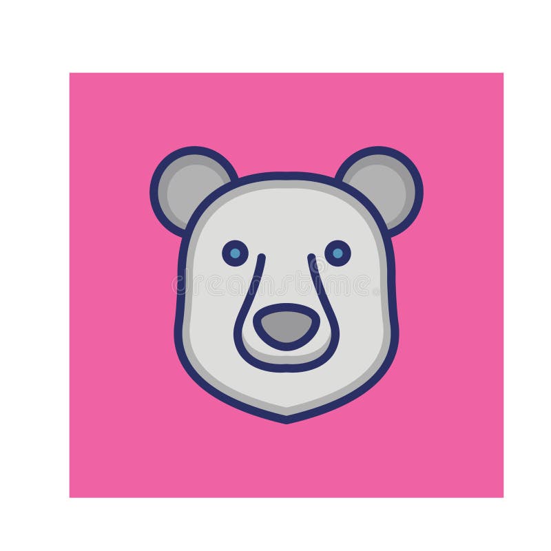 Bear Isolated Vector Icon that Can Be Easily Modified or Edited Stock ...