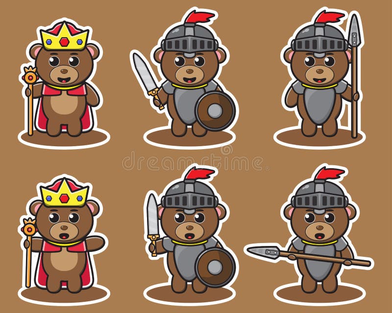 King Bear Cartoon Stock Illustrations – 888 King Bear Cartoon Stock ...