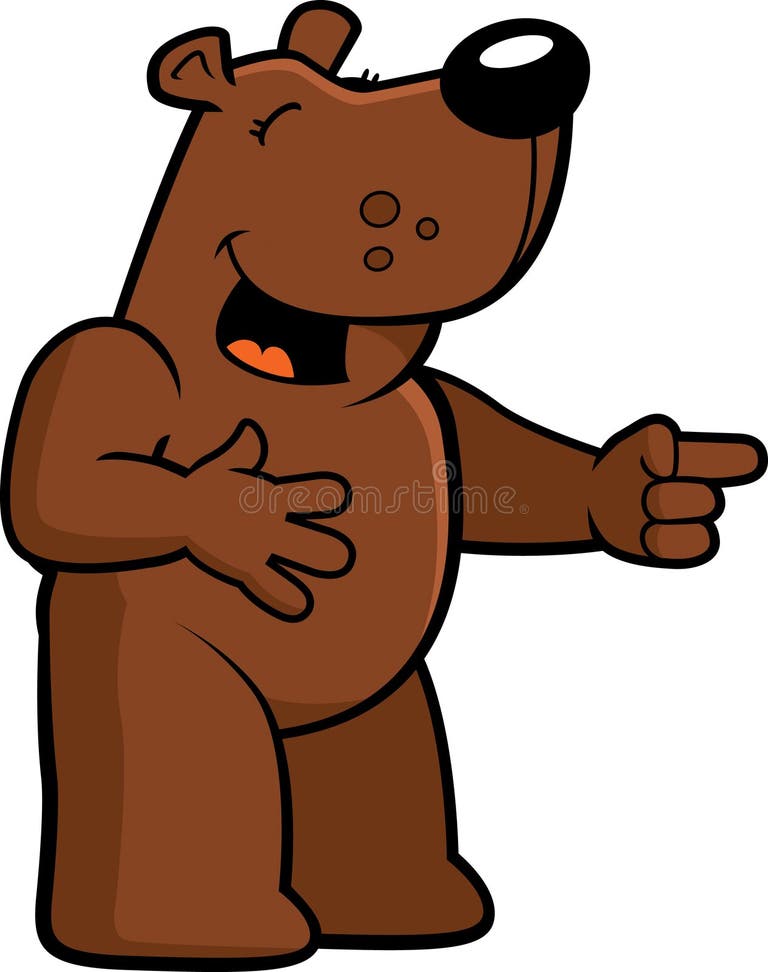 Laughing Pointing Bear Stock Illustrations – 22 Laughing Pointing Bear ...