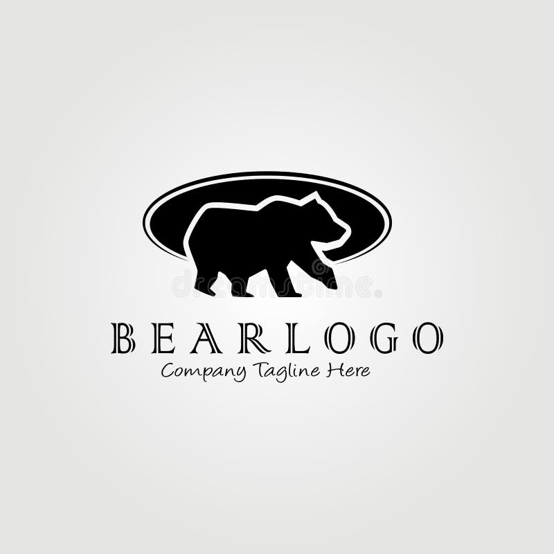 Bear Logo, Grizzly Bear, Wildlife Logo, Bear Vector Illustration Design ...