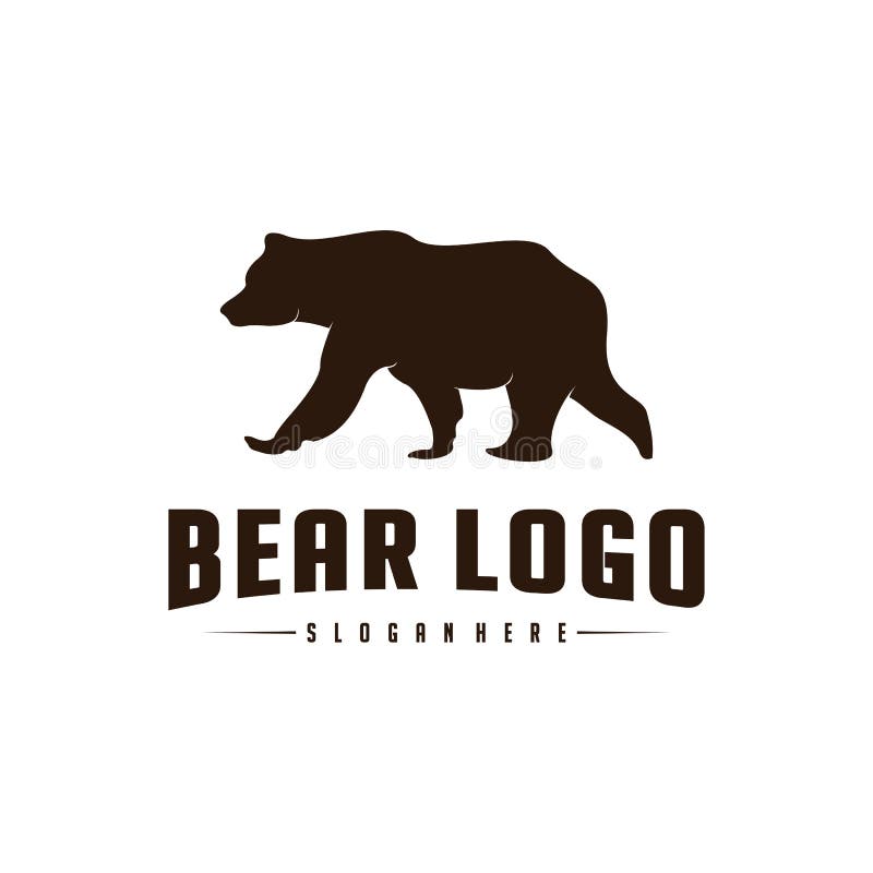 Bear Logo Icon Designs Vector. Bears Logo Concepts Stock Illustration ...