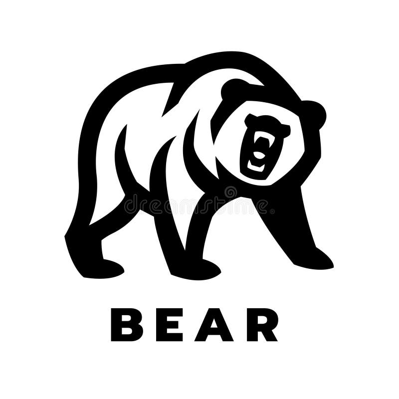Bear logo, symbol. stock vector. Illustration of drawing - 333466677