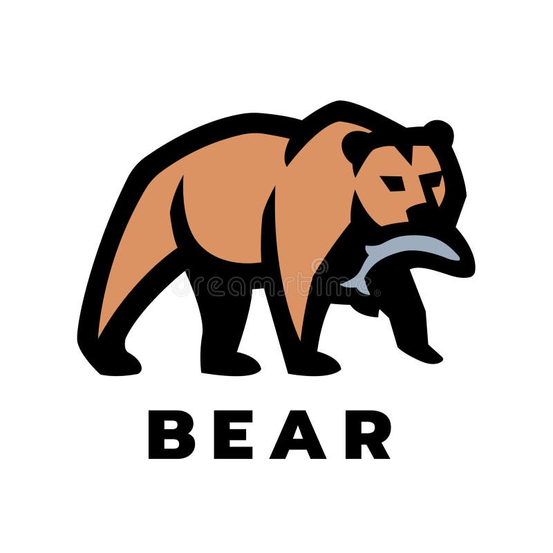 Bear logo, symbol. stock vector. Illustration of black - 333467424