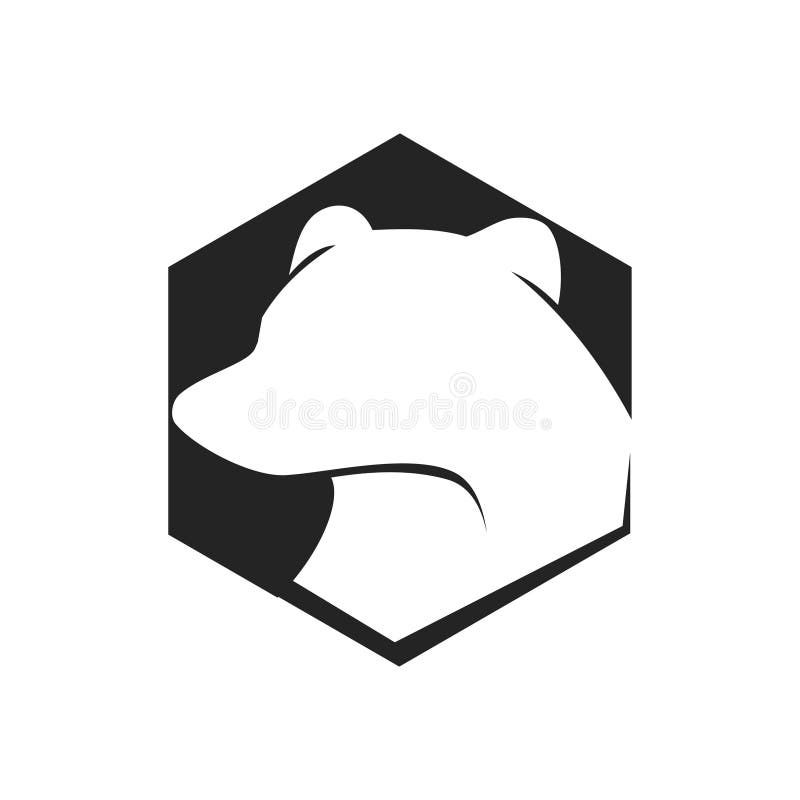 Bear Logo Template. Icon Illustration Brand Identity. Isolated and Flat ...