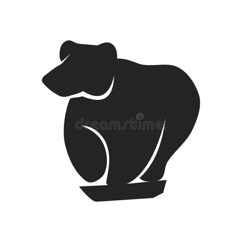 Bear Logo Template. Icon Illustration Brand Identity. Isolated and Flat ...