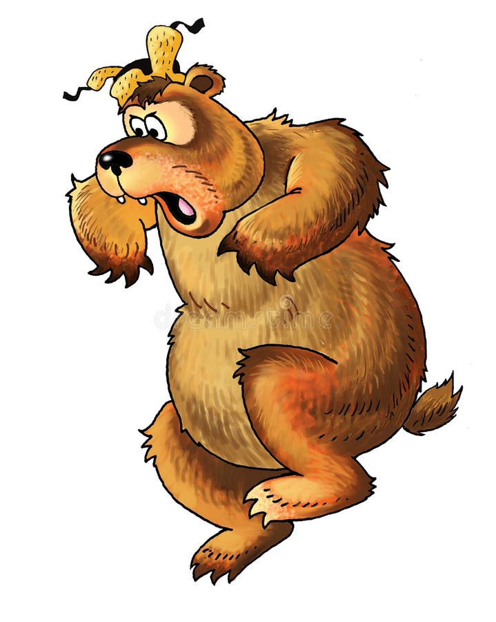 Bear Pattern Cartoon, Folklore Stock Illustration - Illustration of ...