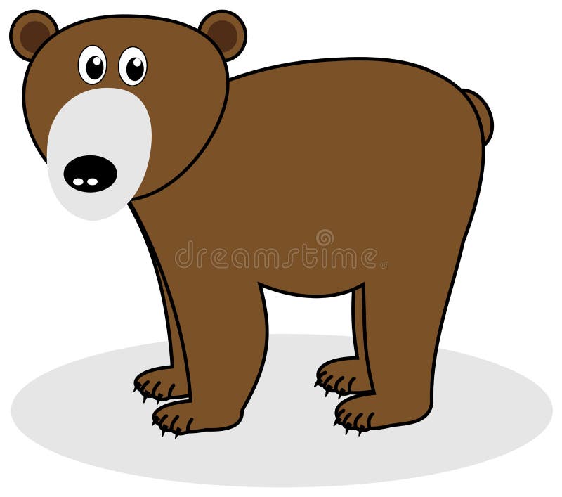 Bear profile stock illustration. Illustration of bear - 48270755