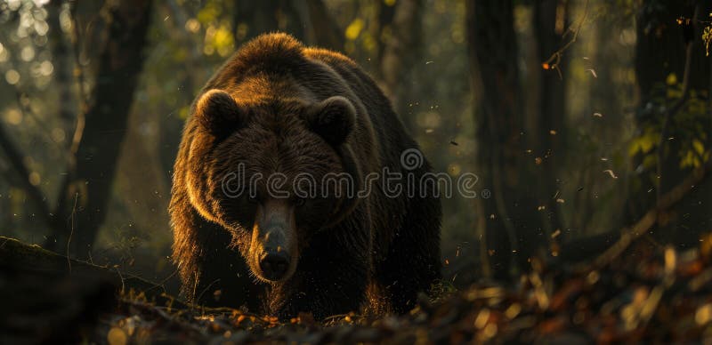 Bear Prowling Forest Intense Focus Stock Photos - Free & Royalty-Free Stock Photos from Dreamstime