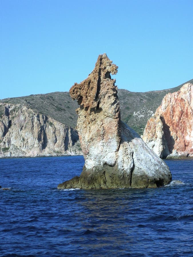 Bear Rock stock image. Image of cyclades, bear, wavy, summer - 1130547