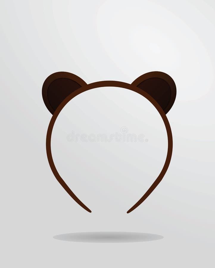 Bear`s ears mask stock vector. Illustration of decorative - 104381505