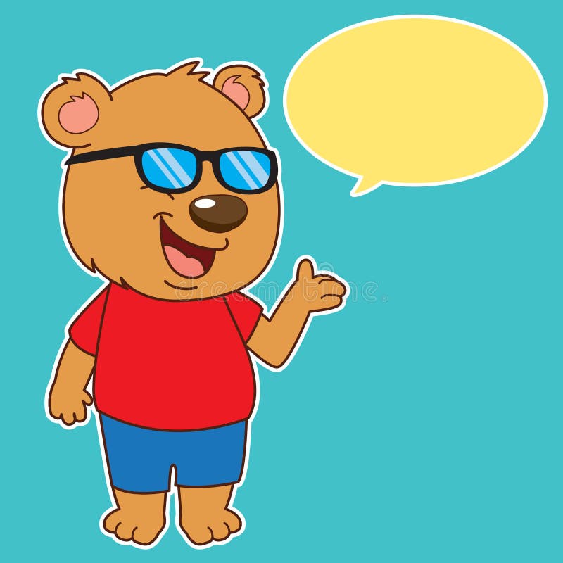 Bear Character stock vector. Illustration of character - 50444803