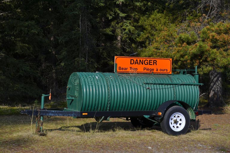 Bear trap stock photo. Image of container, wild, conservation - 25285226