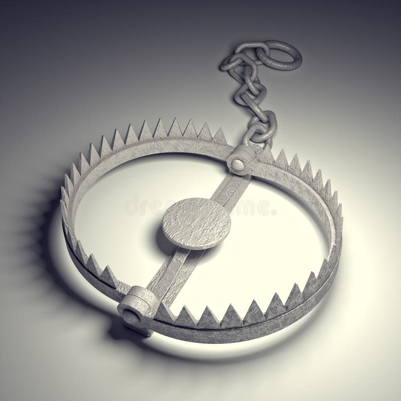 Bear trap stock illustration. Illustration of concept - 51663244 Bear trap stock illustration. Illustration of concept - 51663244