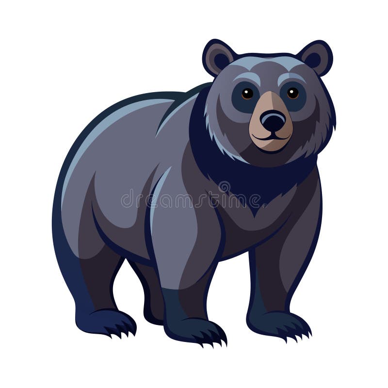 Bear Vector Art Illustration Design Stock Vector - Illustration of ...