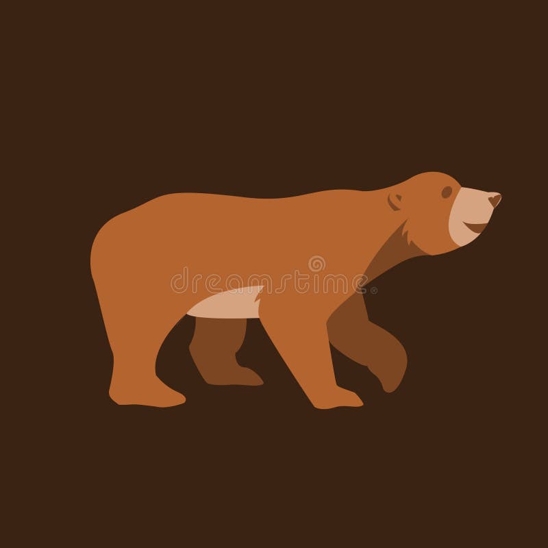 Bear Vector Graphic Element Design Stock Illustration - Illustration of ...