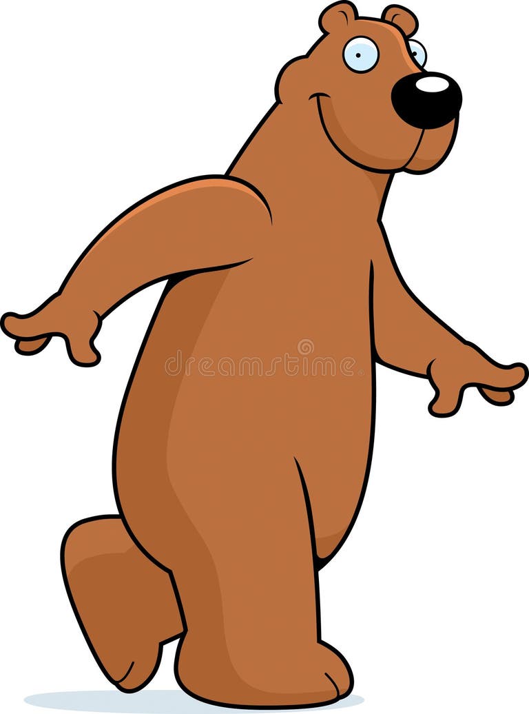 Bear Walking Cartoon Stock Illustrations – 4,514 Bear Walking Cartoon ...