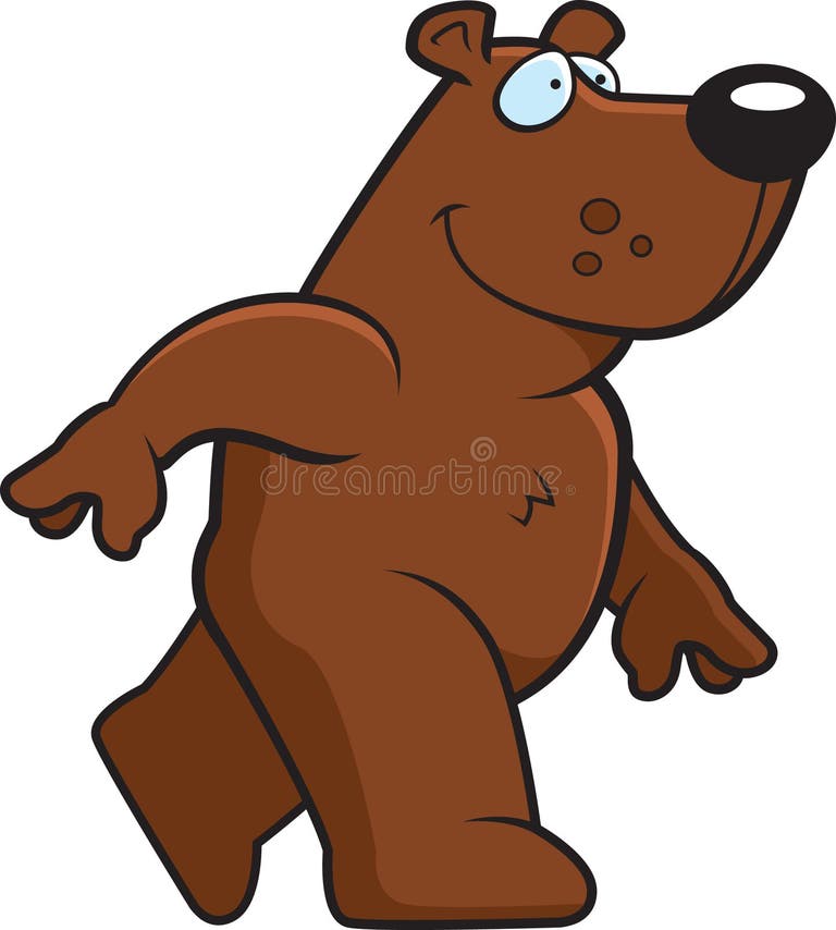 Bear Walking Cartoon Stock Illustrations – 4,514 Bear Walking Cartoon ...