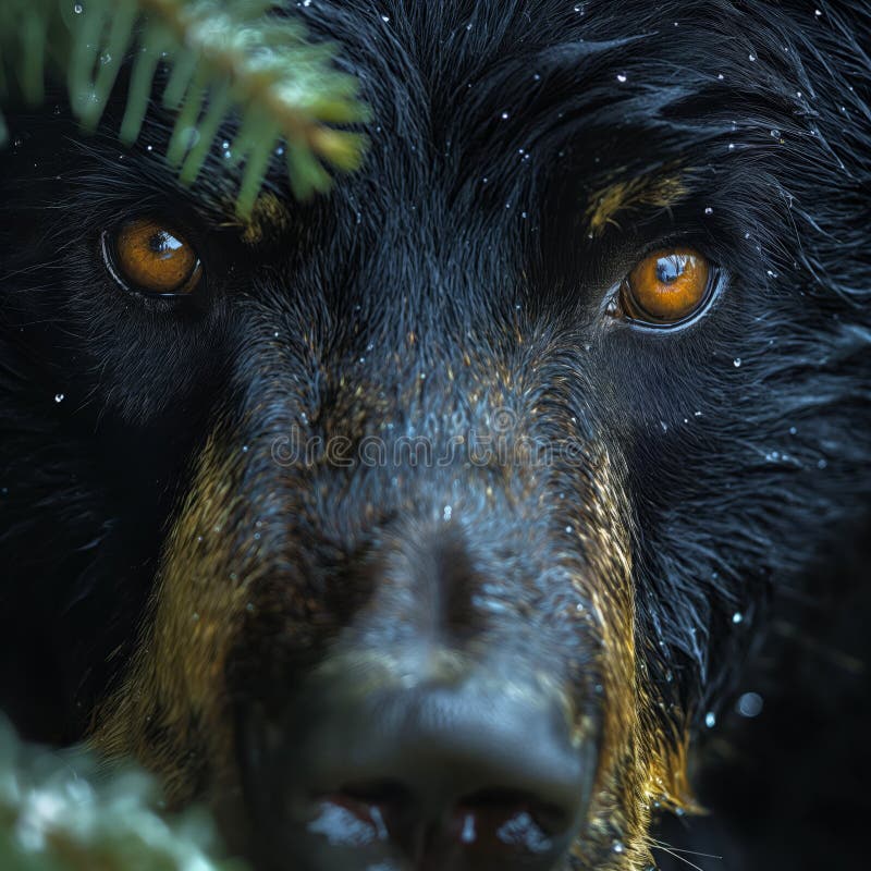 Bear Wallpaper. Bear Poster Stock Illustration - Illustration of wild ...