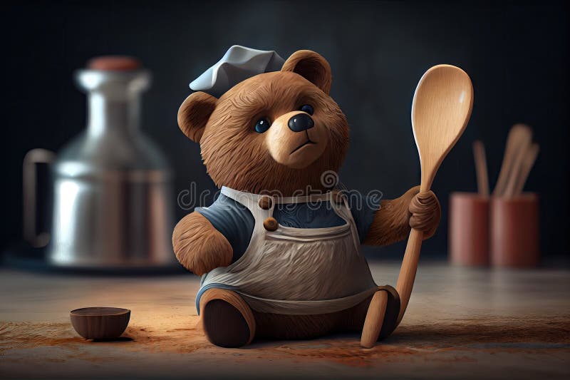 Teddy Bear Chef Stock Illustrations – 177 Teddy Bear Chef Stock ...