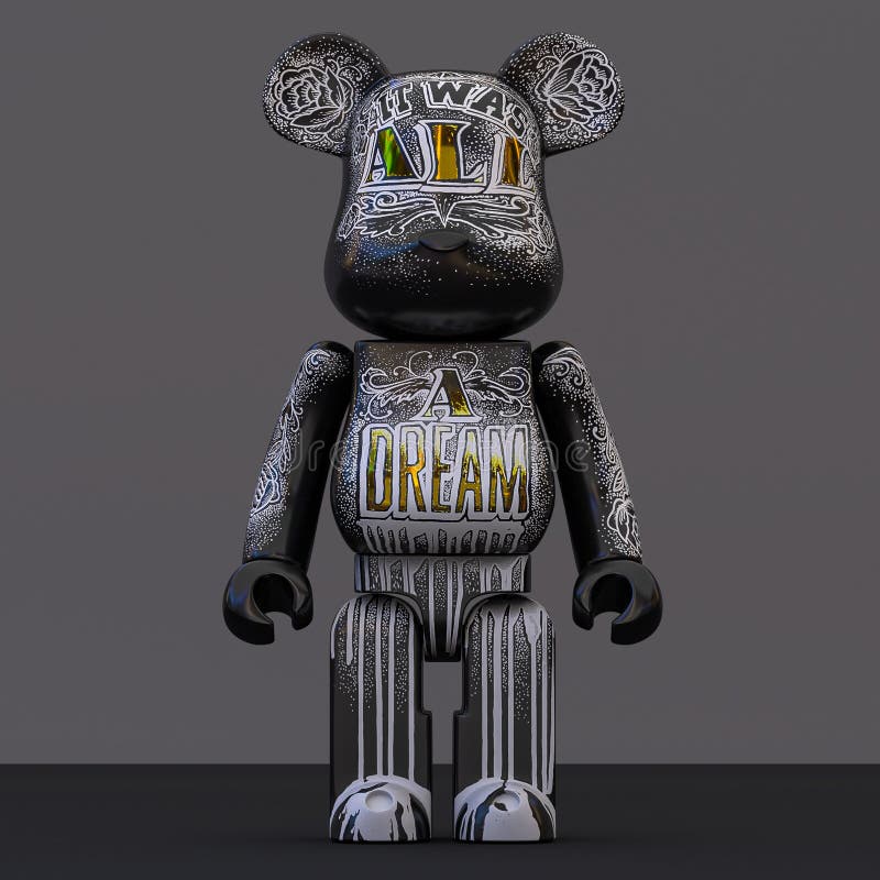 Bearbrick Fashion Toy 3d Stock Illustrations – 16 Bearbrick Fashion Toy ...