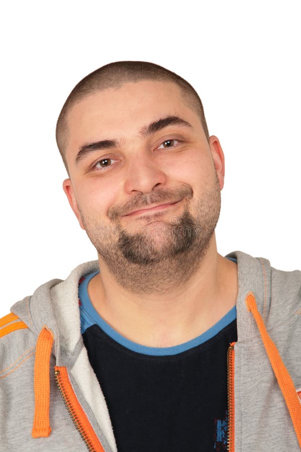 Bald handsome man stock photo. Image of handsome, isolated - 8288484