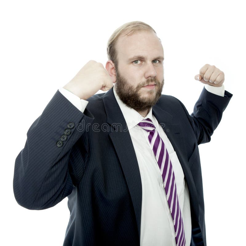 Beard Business Man is Strong Stock Image - Image of adult, energy: 26148661