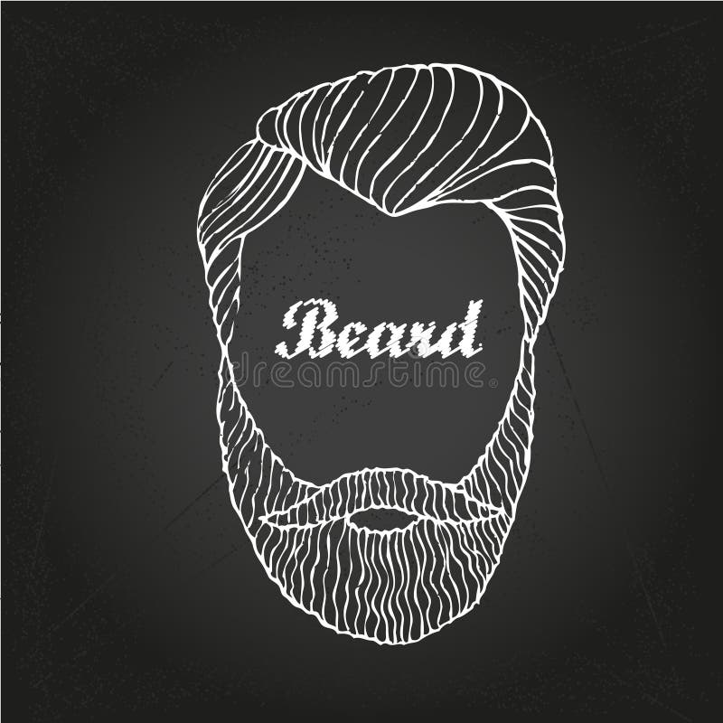Beard 1 stock vector. Illustration of decorative, hair - 62857588