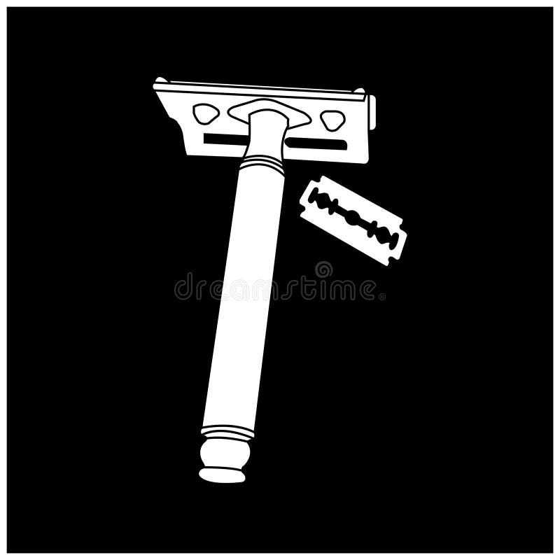 Beard Razor Icon Illustration Design Stock Vector - Illustration of ...